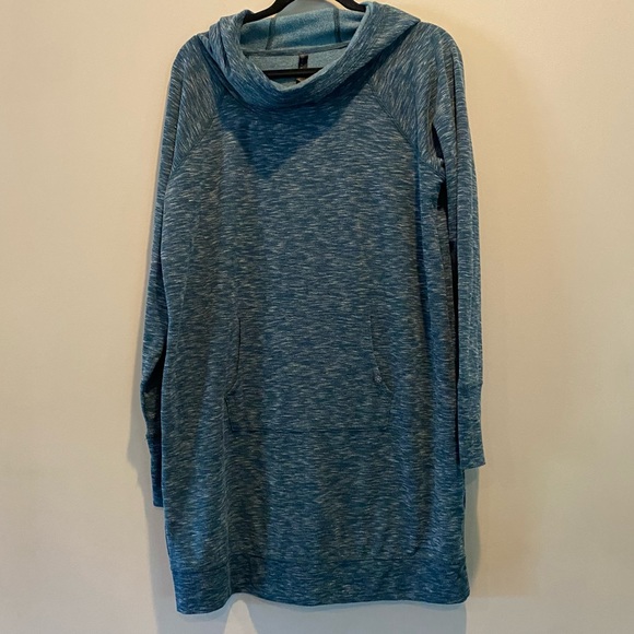 GAIAM | Dresses | Gaiam Hoodie Sweatshirt Dress With Front Pocket ...